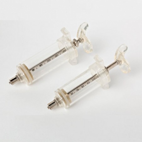 Jeringa de plástico graduada