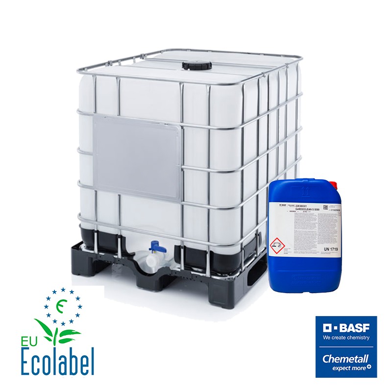 Gardoclean S 5099 ecological soap with the ECOLABEL label, where al